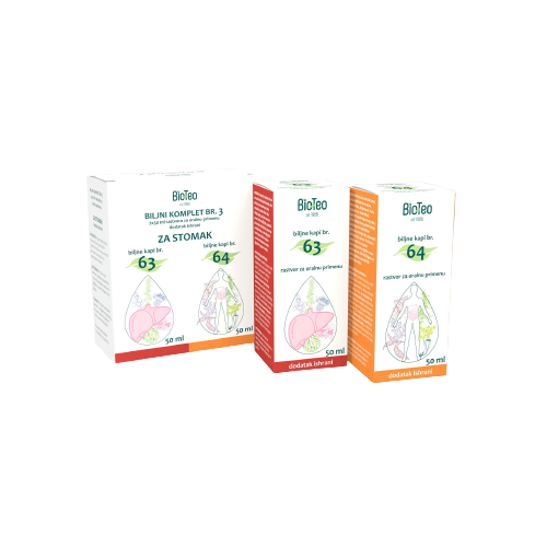 BIOTEO KOMPLET ZA STOMAK BR.3 2X50ML Pharmanova | Apoteka kojoj vjerujem