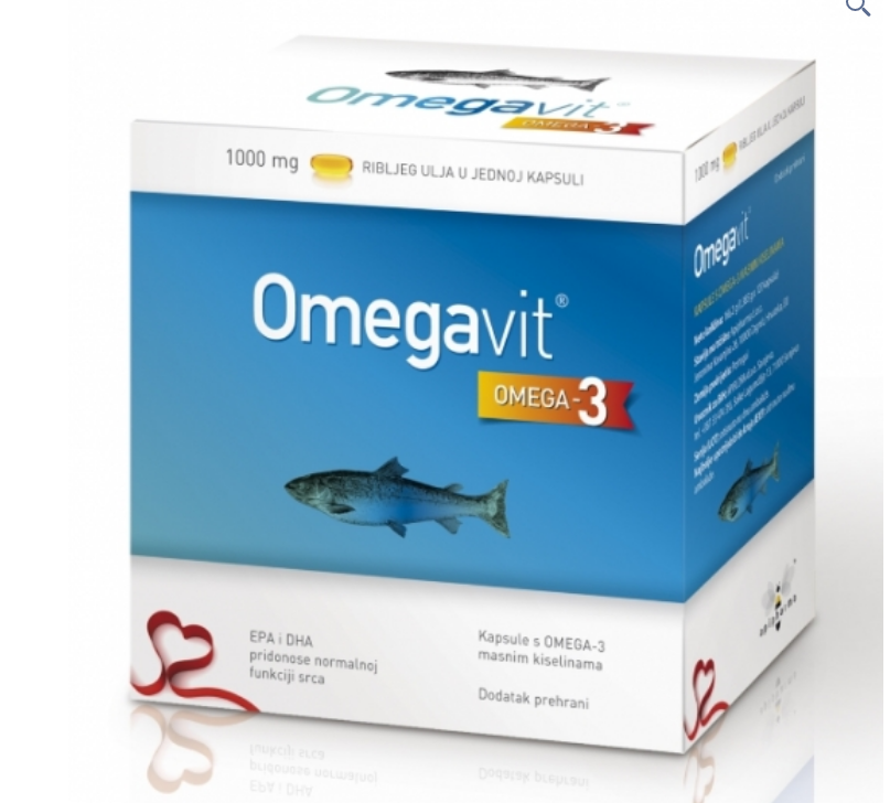 OMEGAVIT CPS 120X1000MG Pharmanova | Apoteka kojoj vjerujem